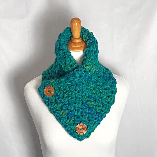 Button Scarf - Etsy