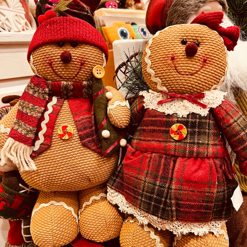 Stuffed Gingerbread Plush Doll - Etsy