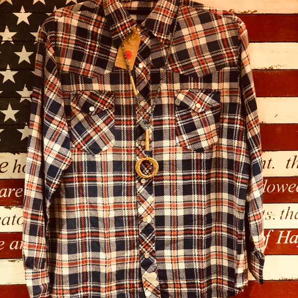 Mens Red and White Flannel - Etsy