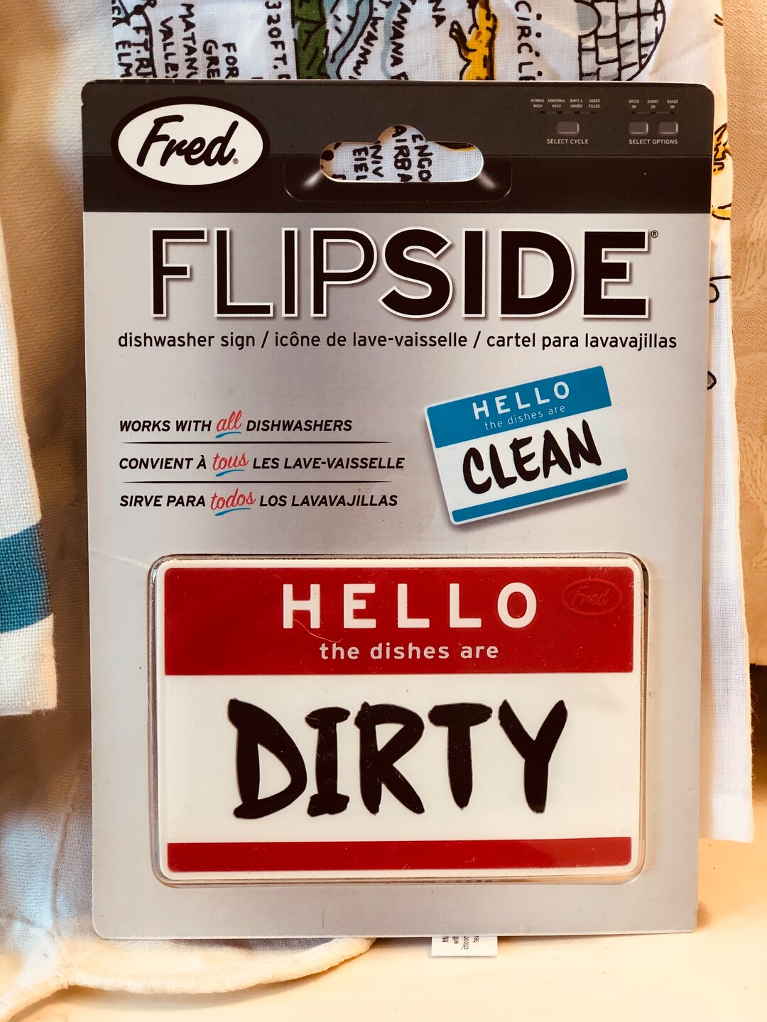 Dishwasher Funny Notes Magnets Signs Hello Dirty and Clean His and Her ...