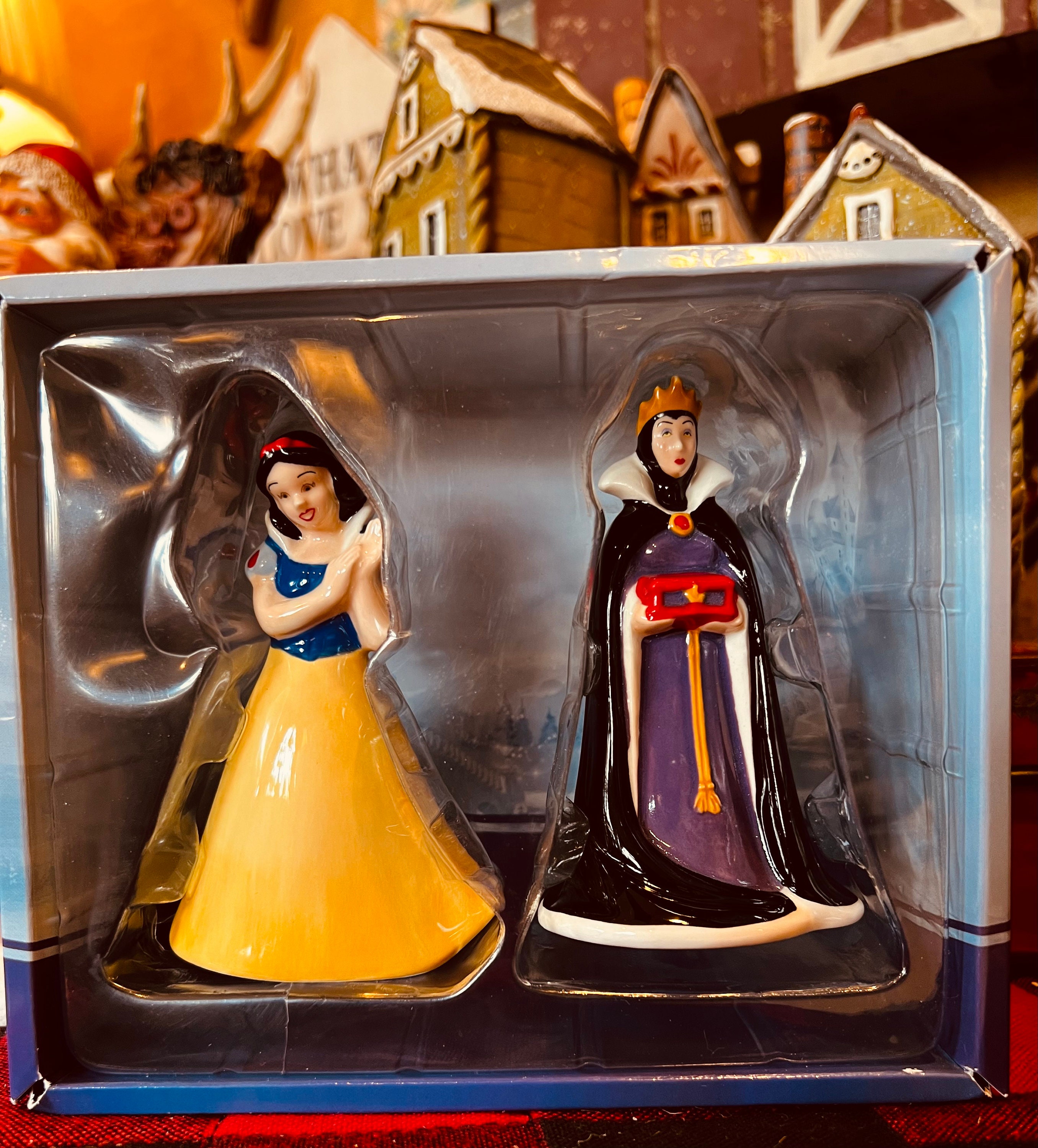 Disney Snow White Princess Salt and Pepper Shakers Tinker Bell - Etsy