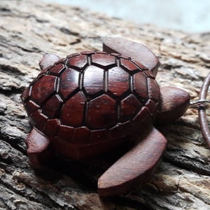 Wooden Turtle Necklace-sea Turtle-kids Necklace-animal Necklace-free ...