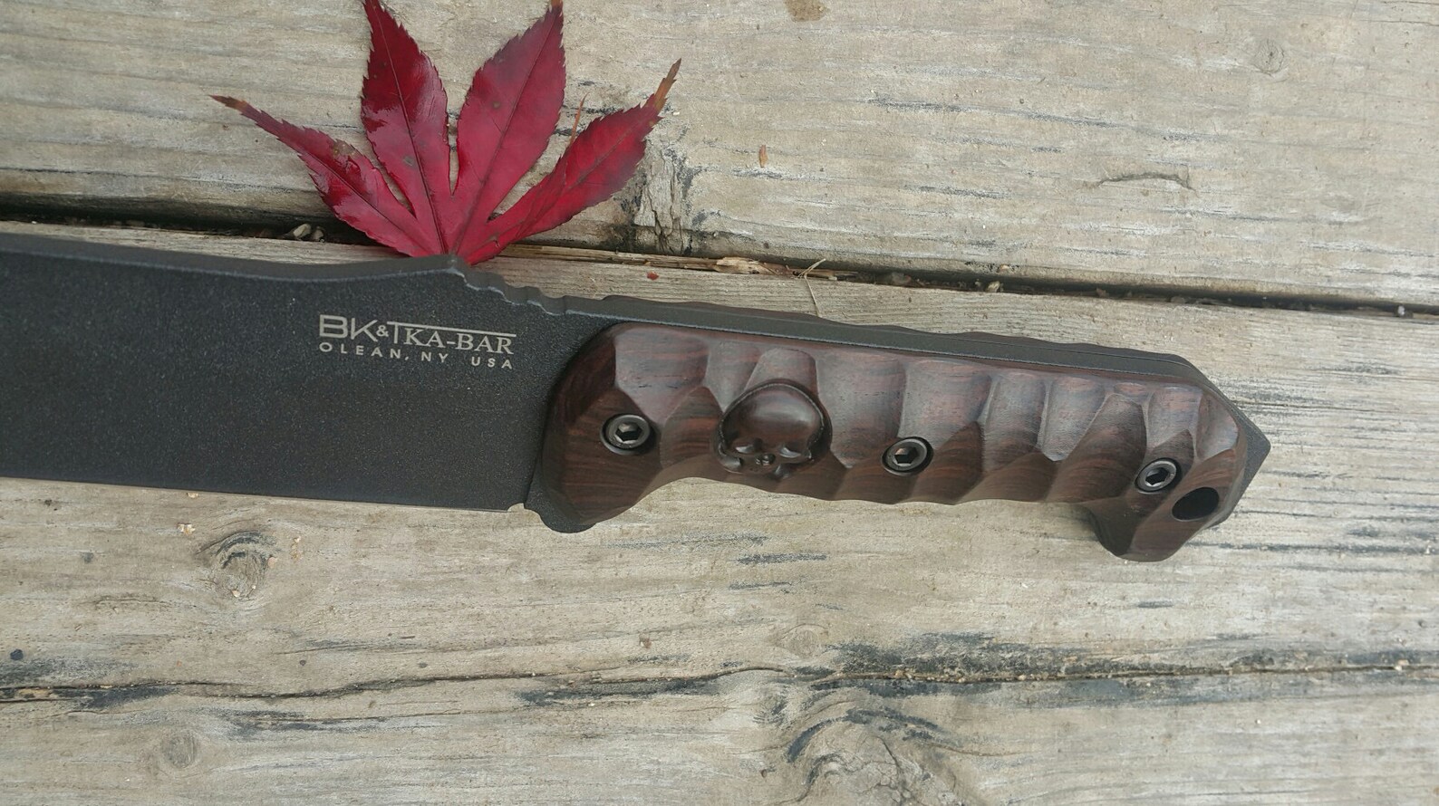 Custom Scales for Ka-bar Becker BK9/BK9 Wood Scales/bk9 Wooden Handle ...