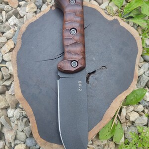 Wood Scales for BK2/ Custom Scales for Ka-bar Becker BK2/BK2 Wooden ...