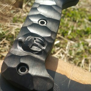 Ka-bar Becker Bk2/wooden Scales /wood Handles/personalized Knife Handle ...