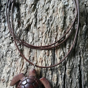 Wooden Turtle Necklace-sea Turtle-kids Necklace-animal Necklace-free ...