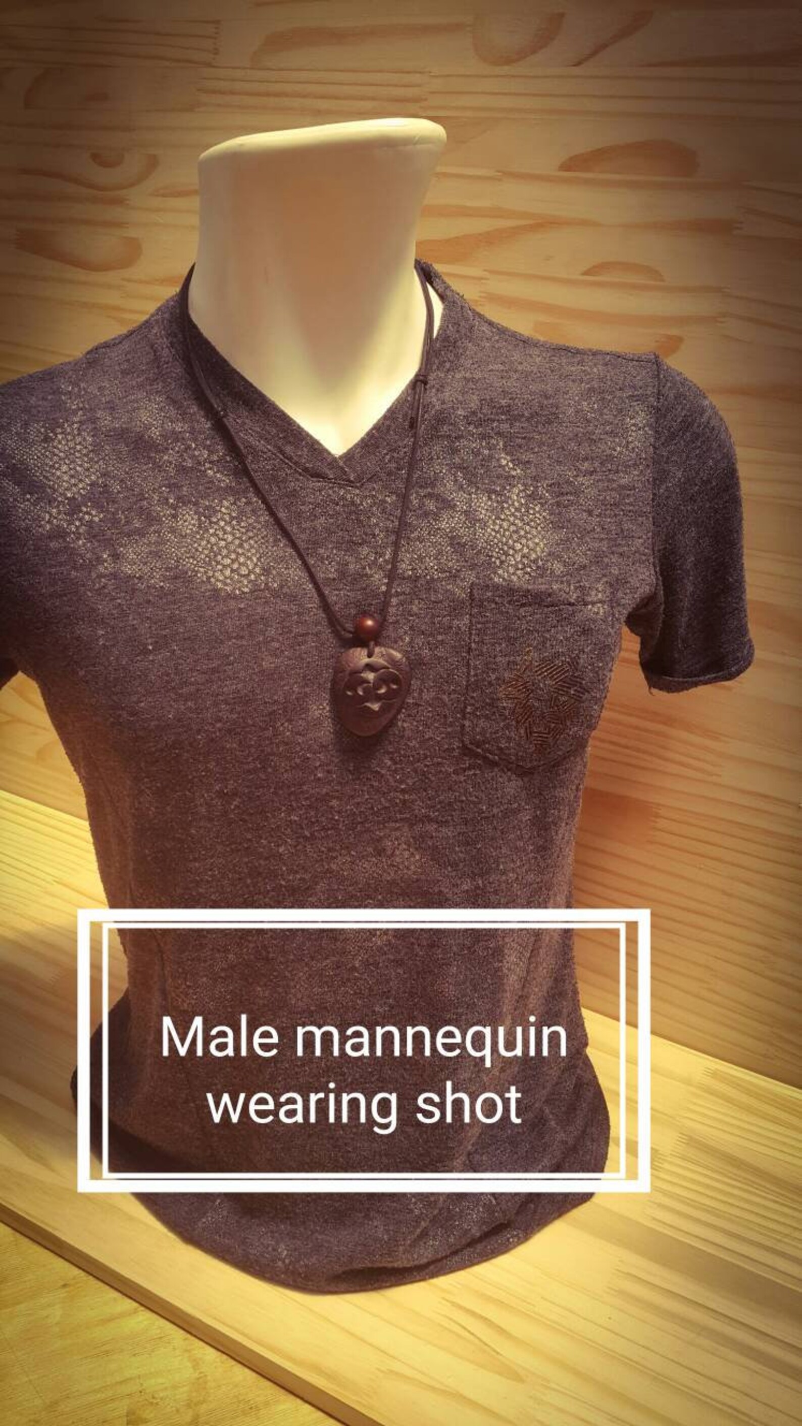 Wooden Roswell Rock/roswell Ufo/alien Stone/mens Necklace/wooden ...