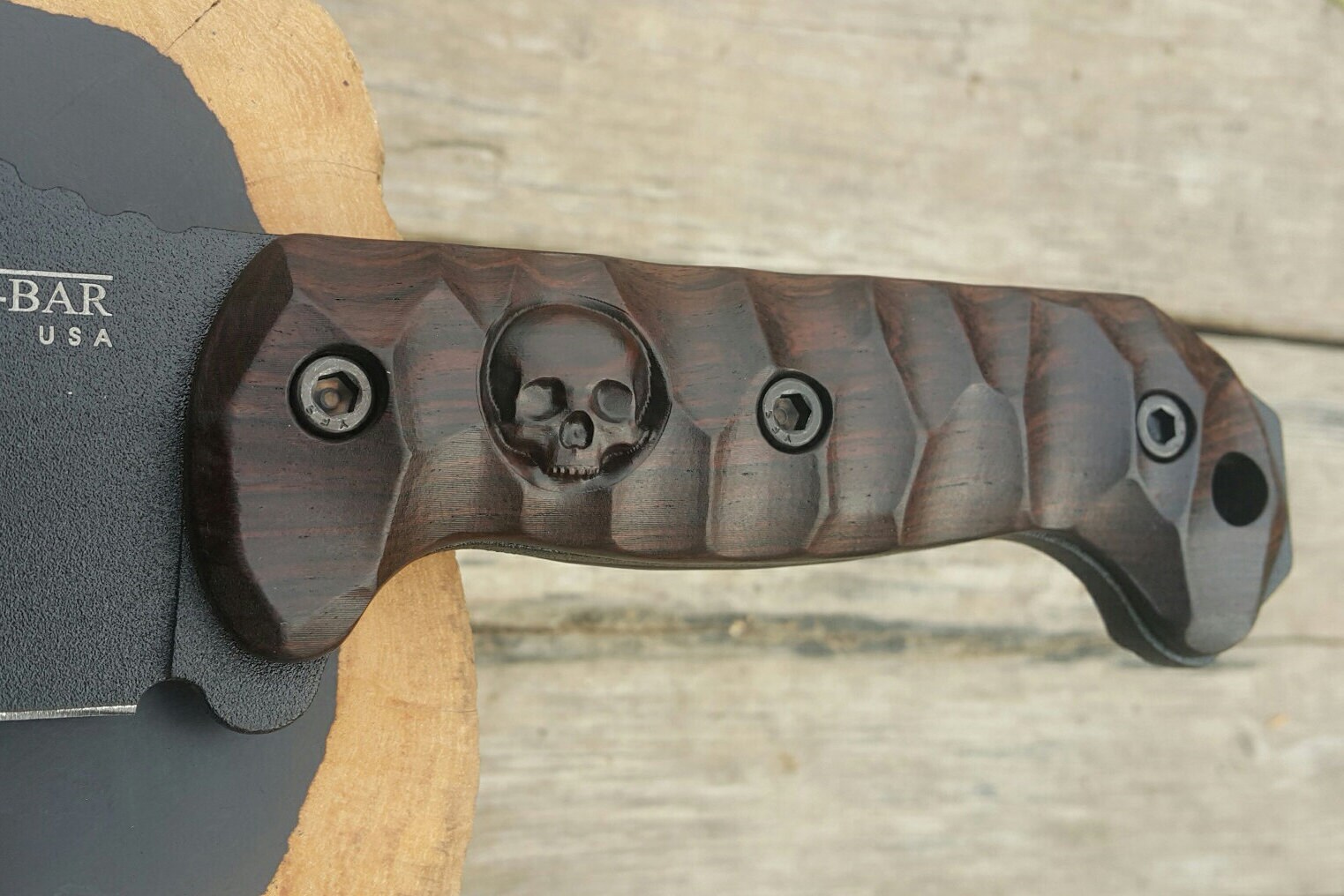 Custom Scales for Ka-bar Becker BK9/BK9 Wood Scales/bk9 Wooden | Etsy