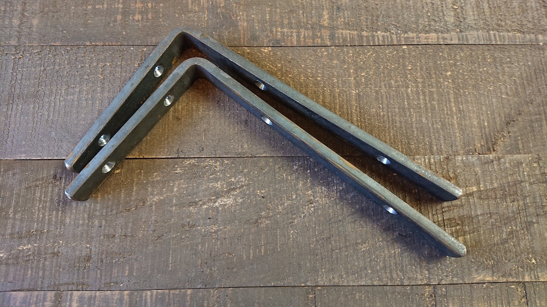 Steel L Shelf Bracket, Forged Iron Shelf Bracket, Kitchen Bracket ...
