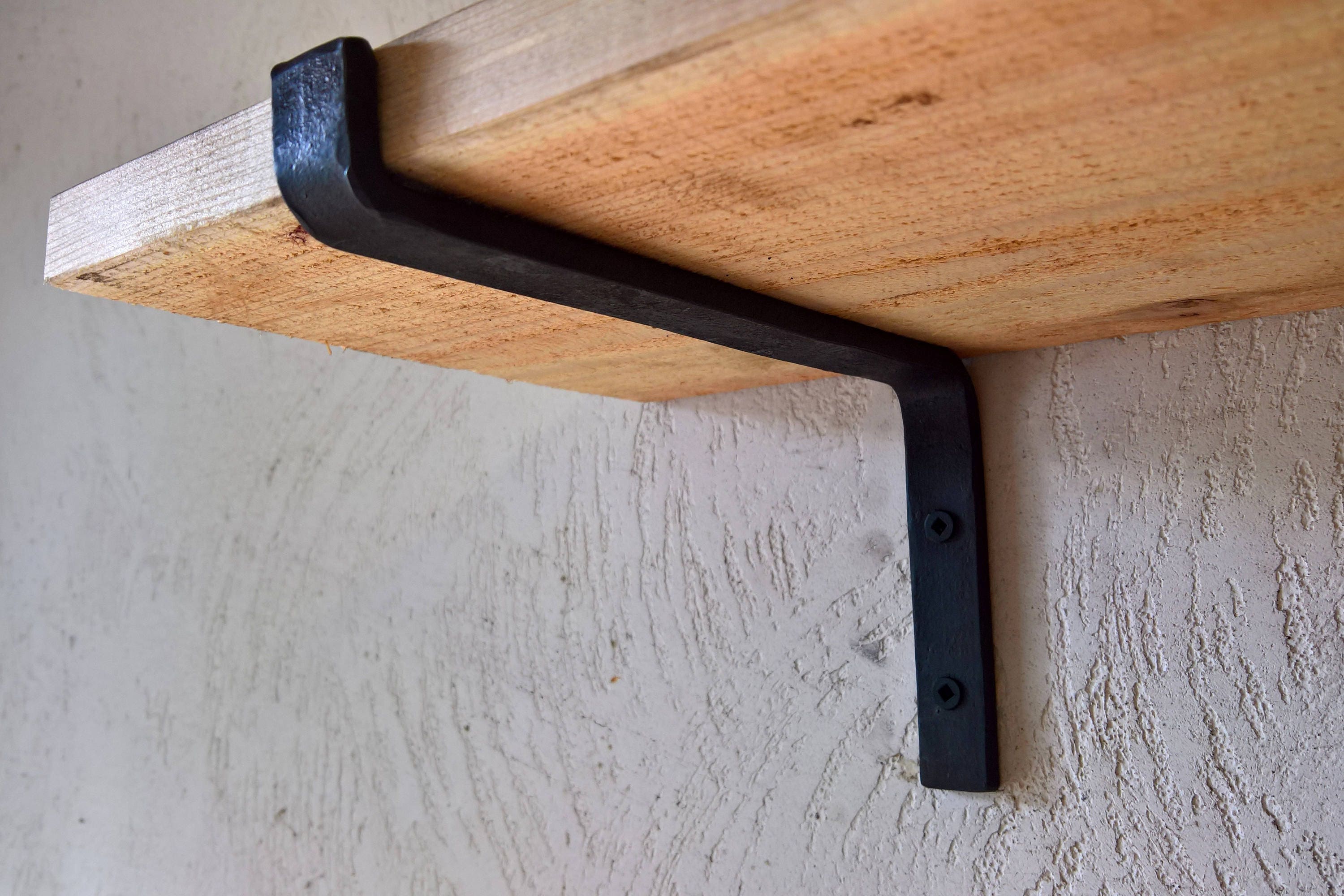 Bracket for Shelves Iron Shelf Bracket Forged Steel Shelf - Etsy