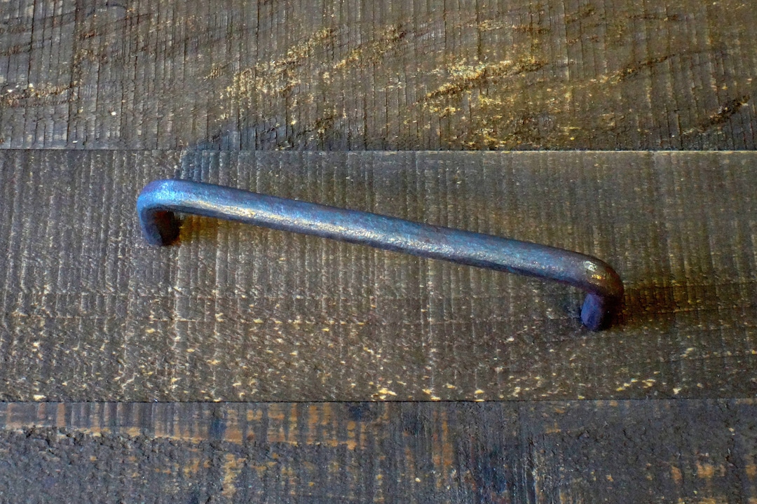 Cabinet Pull, Dresser Handle, Steel Furniture Pull, Iron Handle, Forged ...