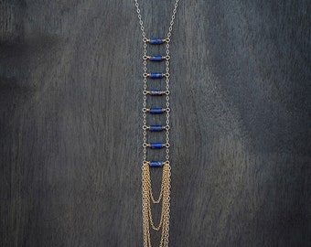 Gold Ladder Necklace - Etsy