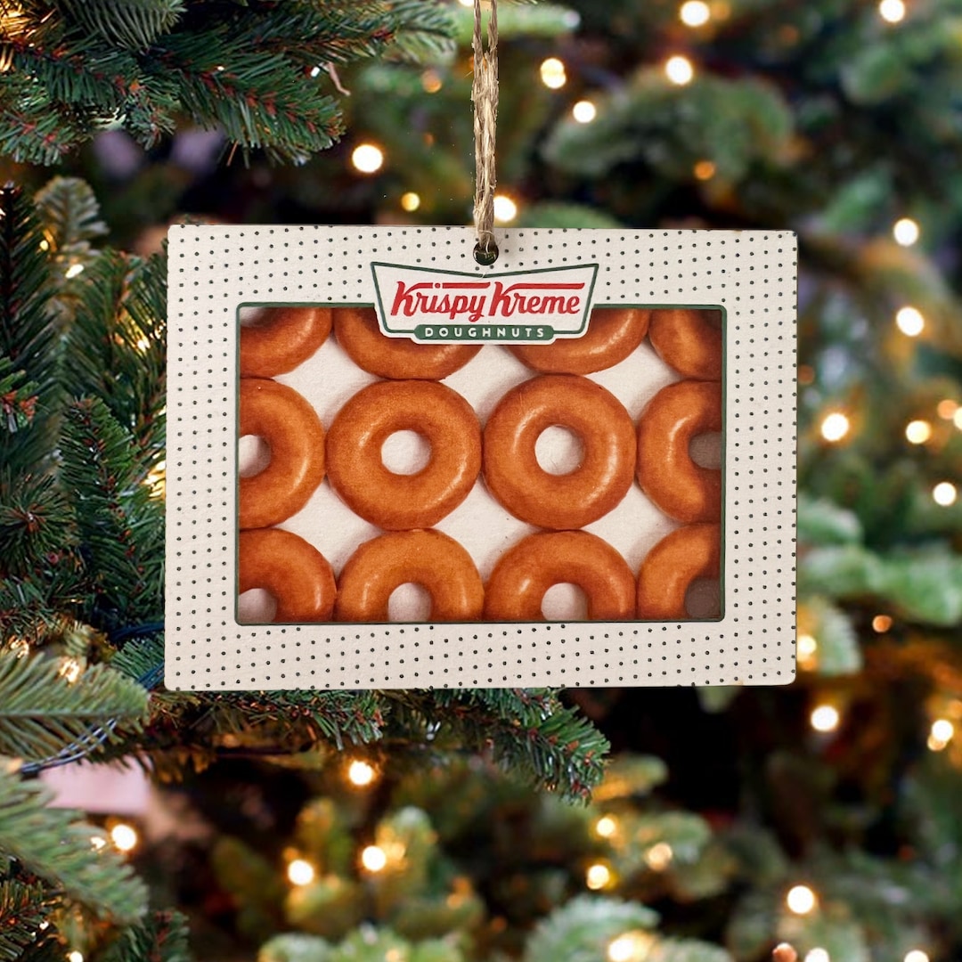 Krispy Kreme (handmade Ornament) - Etsy
