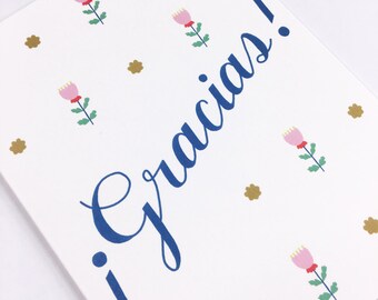 Spanish thank you | Etsy