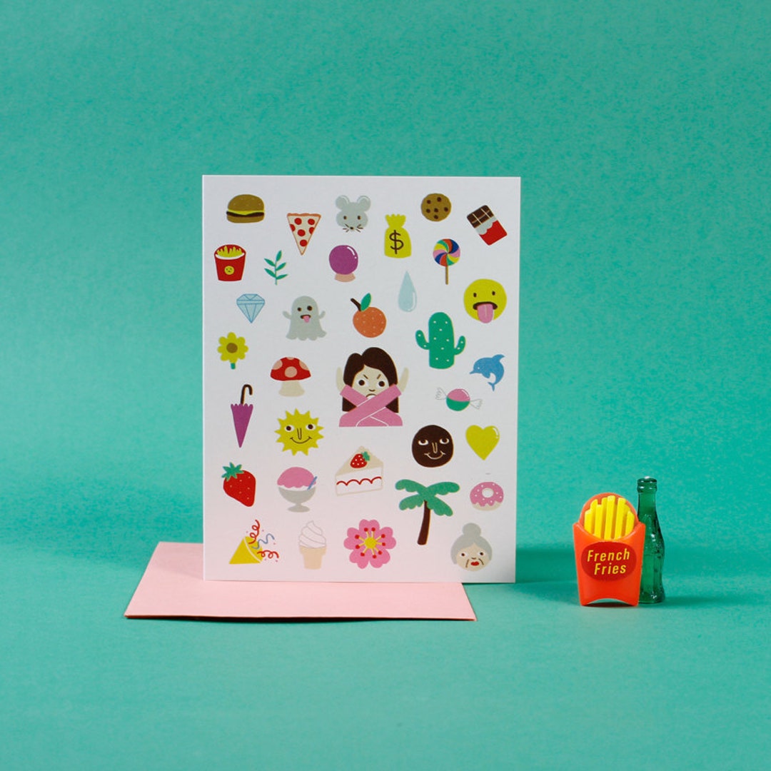 Emojis for Life / Greeting Card - Etsy