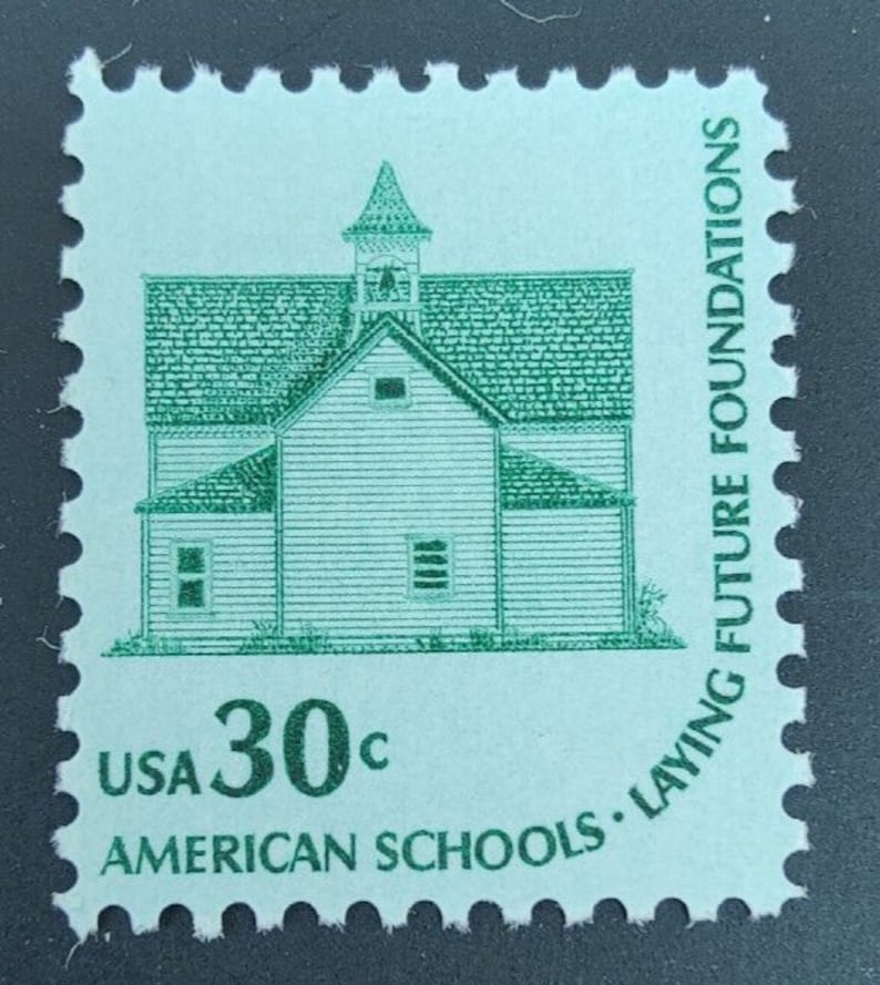 6x SCHOOL HOUSE North Dakota Morris Township Devil's Lake 1979 30c ...