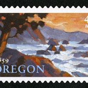 5x OREGON COAST 50th Anniversary Portland Eugene Bend 42c Unused ...