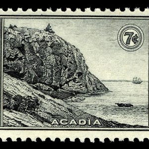 6x ACADIA Maine National Park 1934 7c Unused Postage Stamp Free ...