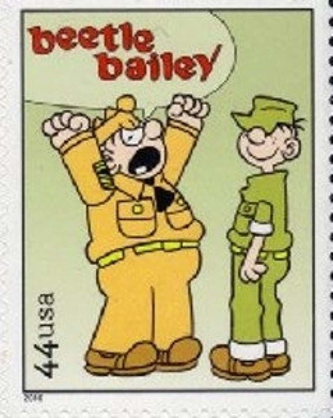 4x BEETLE BAILEY Comics Strip Classic 44c Unused Postage Stamp Free ...