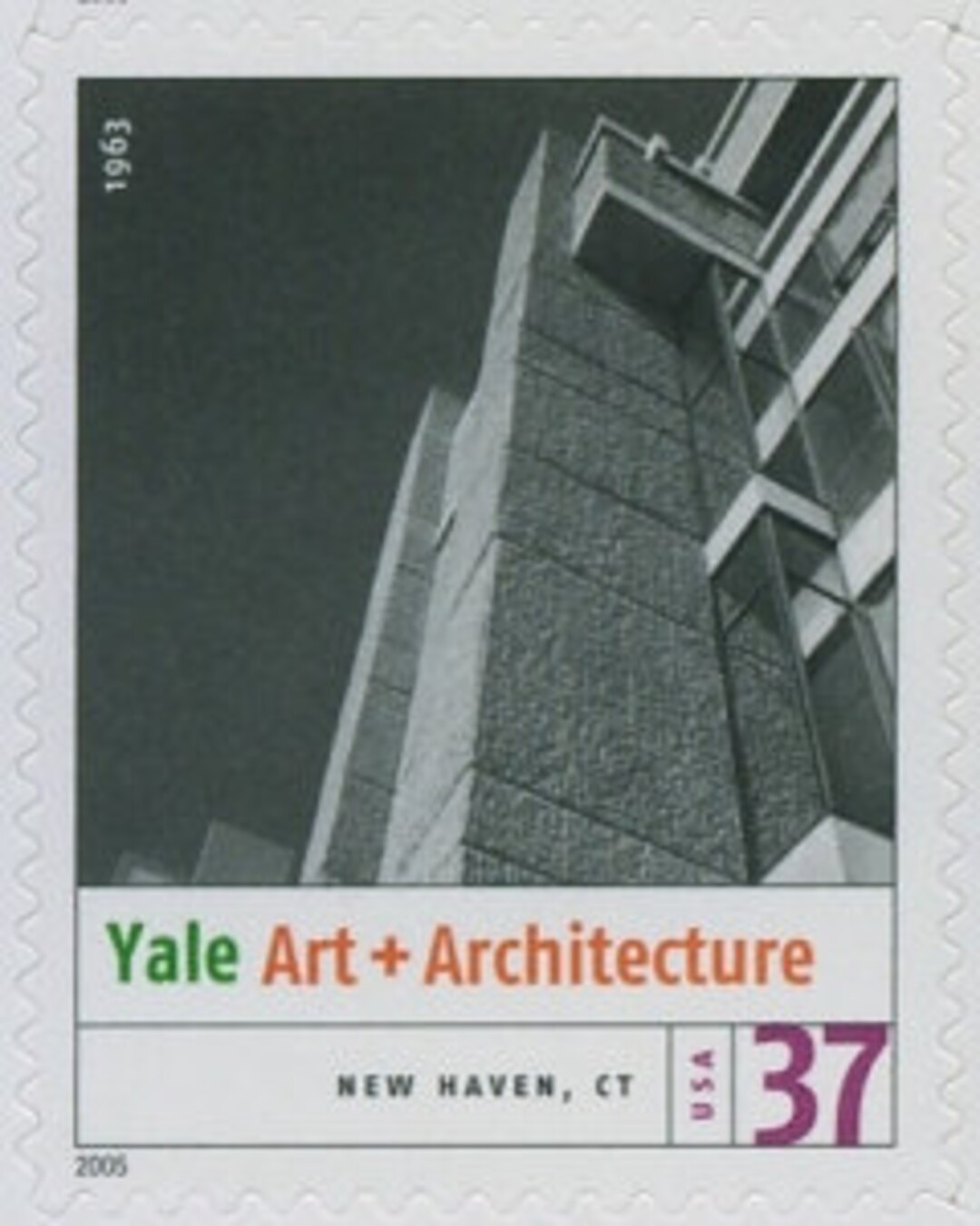 5x YALE ART ARCHITECTURE New Haven Connecticut 37c Unused Vintage ...