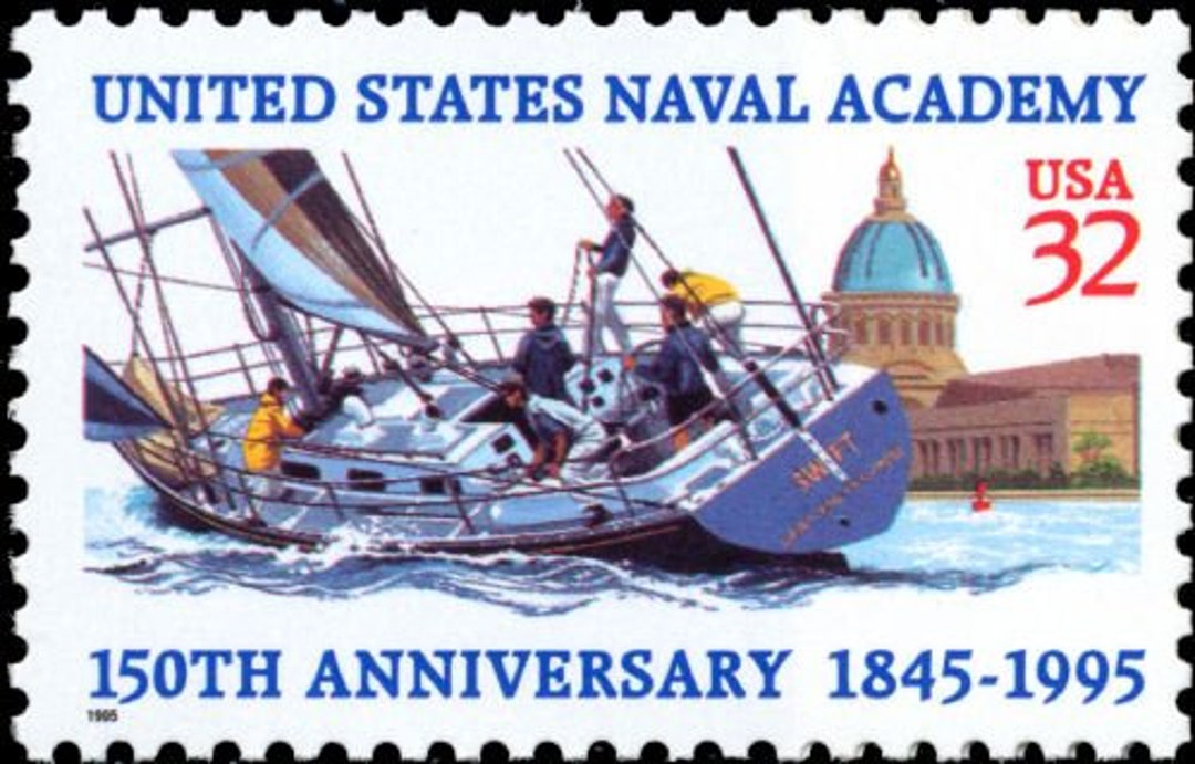 7x NAVAL ACADEMY Midshipmen Annapolis Maryland 1995 32c Unused Postage ...