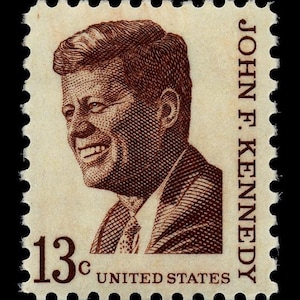15x John F Kennedy US President White House Politics 1967 13c Brown ...
