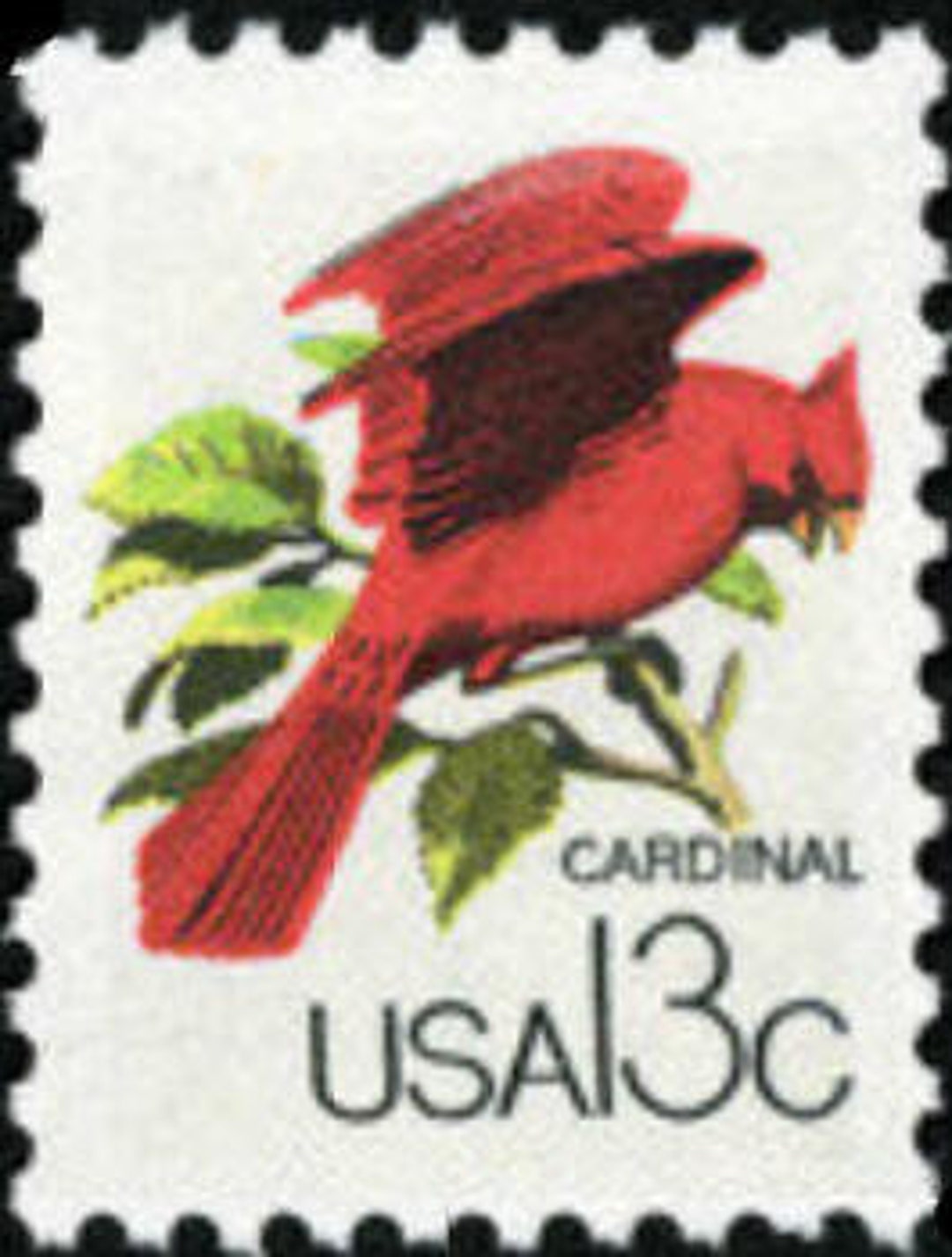15x RED CARDINAL BIRD 1978 13c Unused Vintage Postage Stamp - Etsy