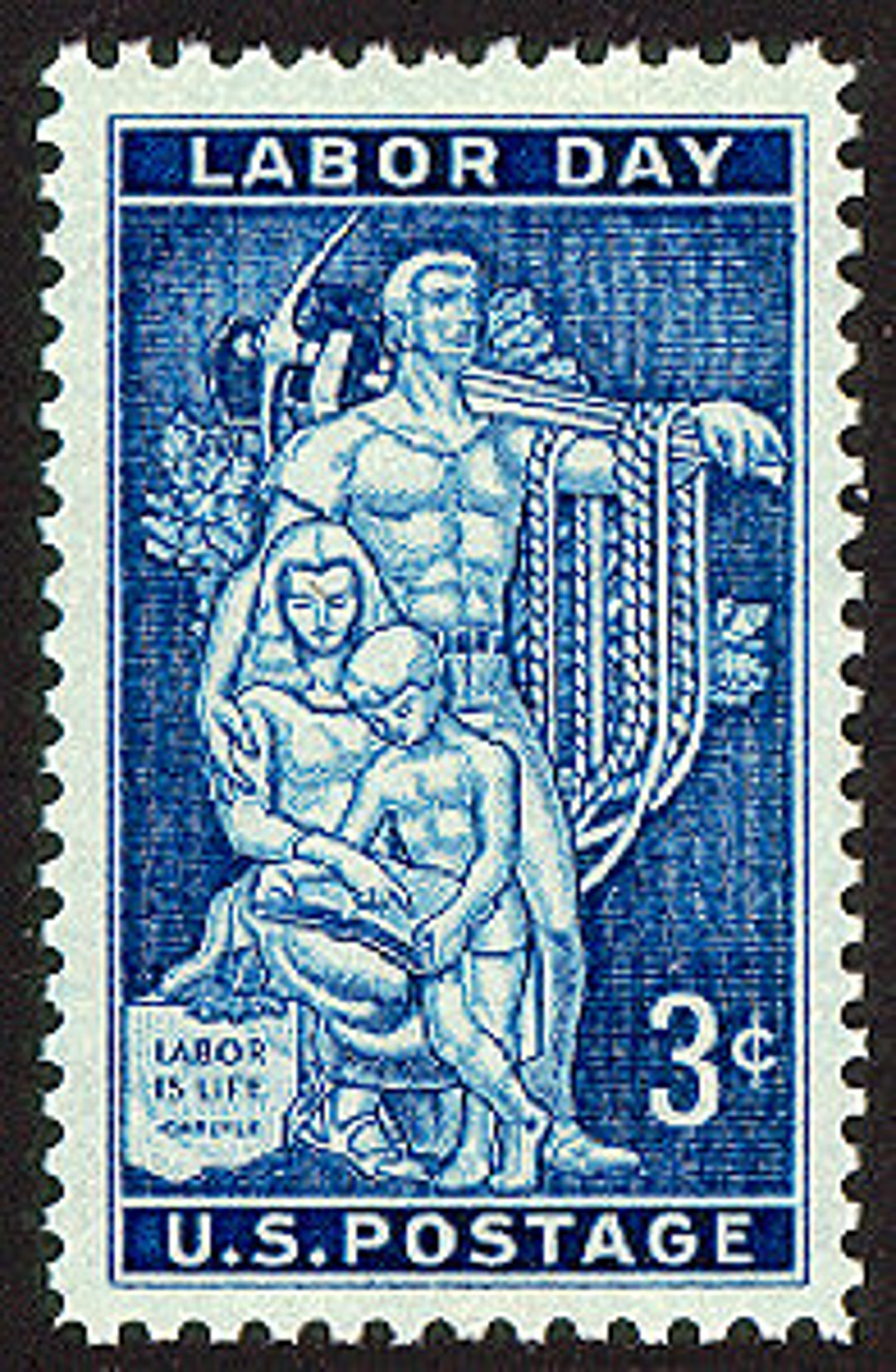 20x LABOR DAY 1956 Blue 3c Blue Unused Postage Stamp Free Shipping! #1 ...