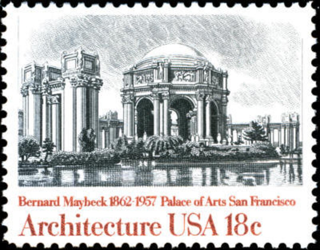 8x SAN FRANCISCO Palace of Fine Arts ARCHITECTURE 1981 18c Unused ...