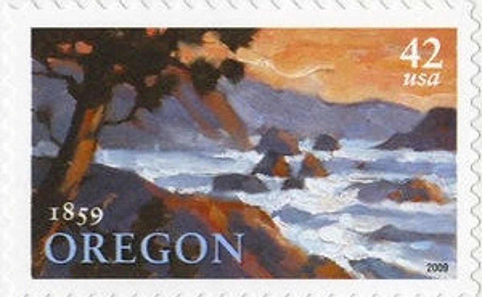 5x OREGON STATEHOOD 50th Anniversary 2009 42c Unused Vintage | Etsy