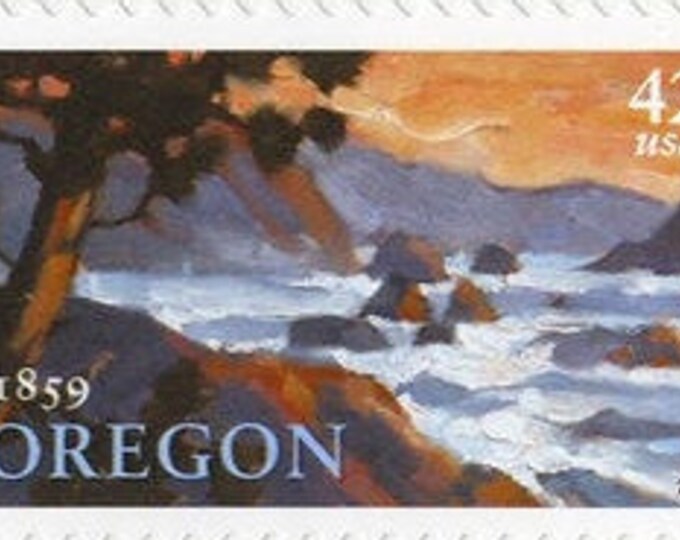 5x OREGON STATEHOOD 50th Anniversary Portland Eugene Bend 42c Unused ...