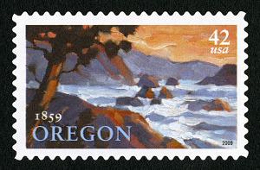 5x OREGON COAST 50th Anniversary Portland Eugene Bend 42c Unused ...