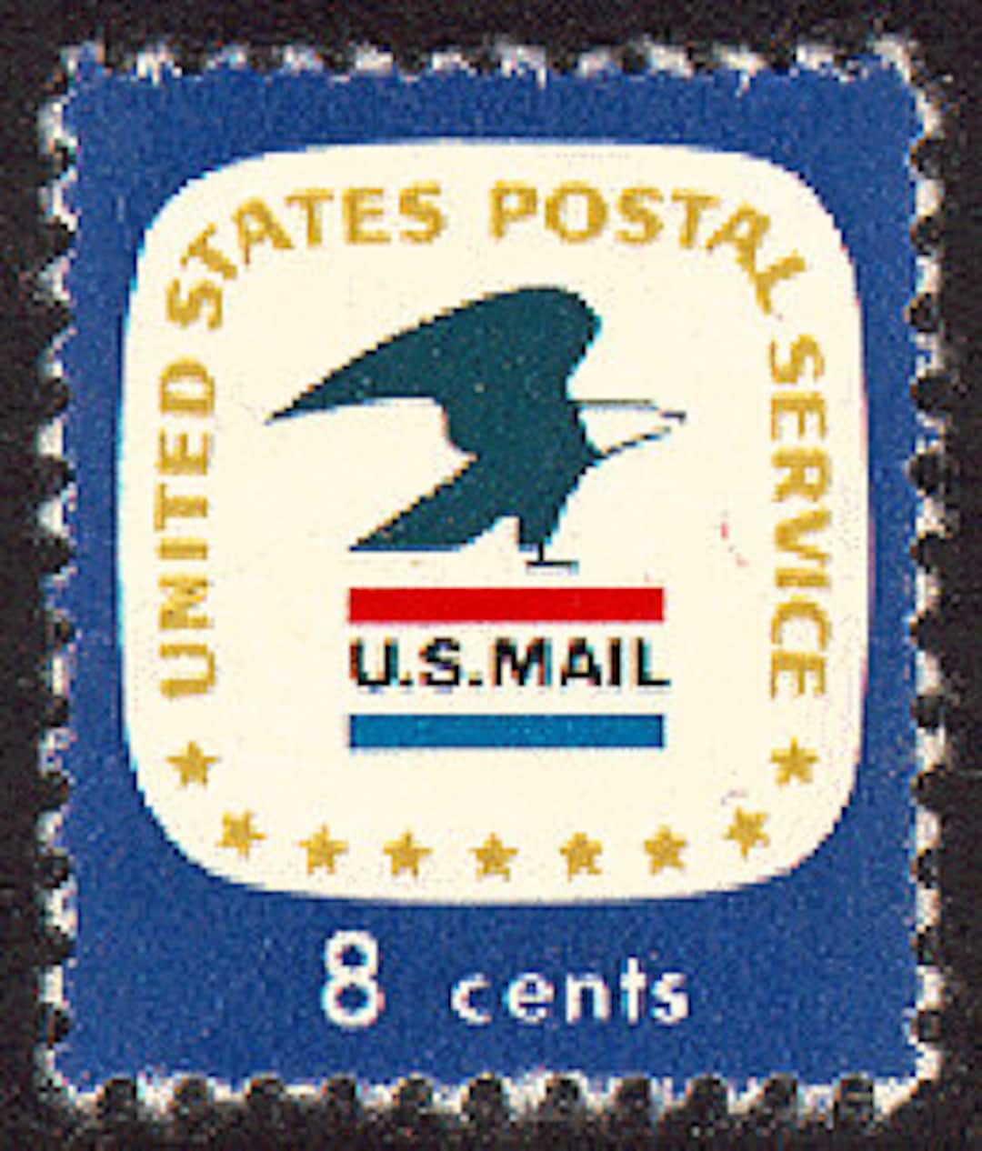 20x USPS POSTAL SERVICE Emblem Eagle 1971 8c Unused Postage Stamp Free ...