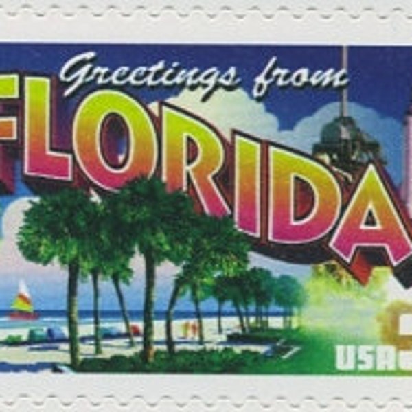 Florida State Stamps - Etsy
