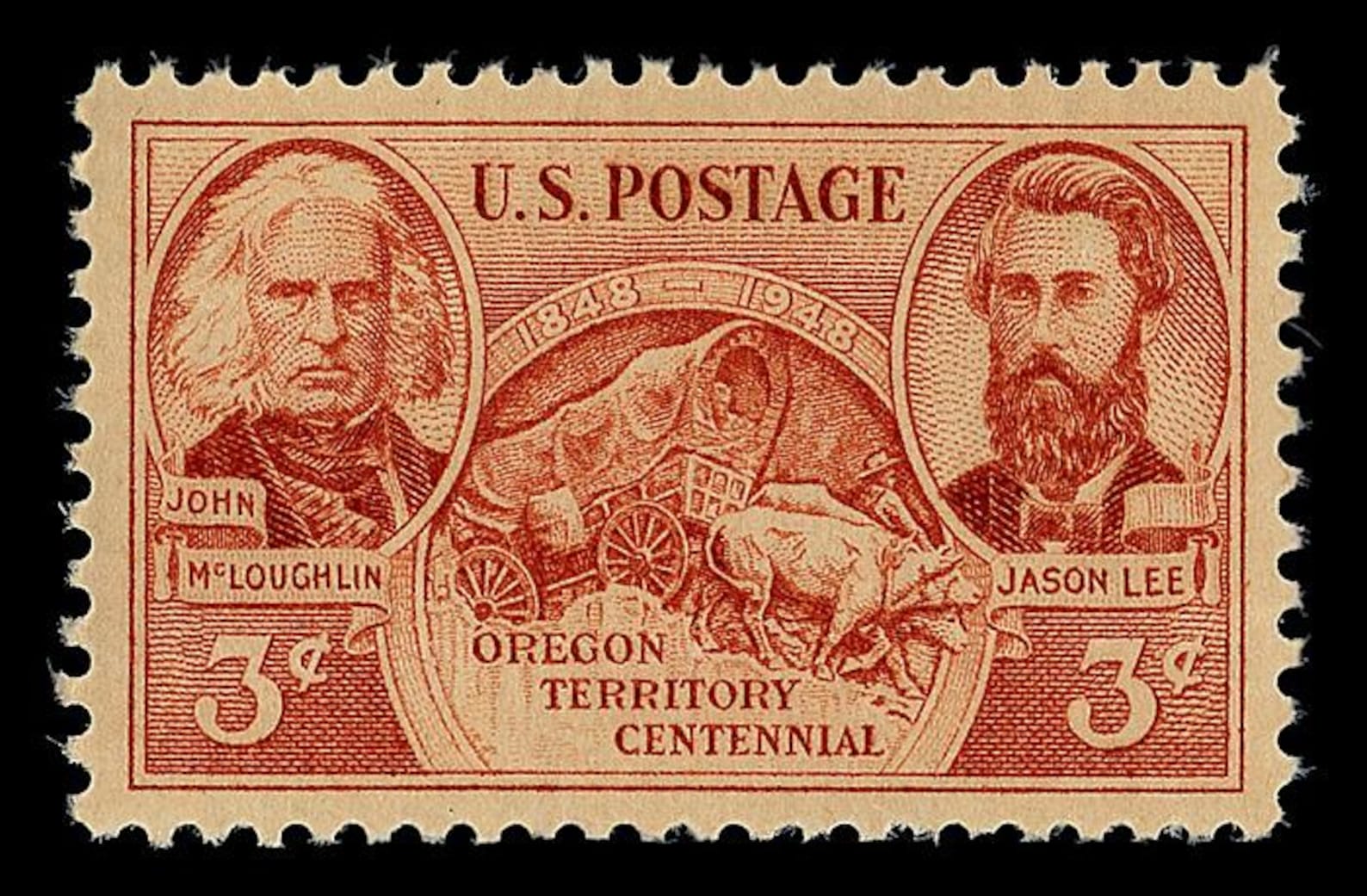20x OREGON TERRITORY Portland Salem Eugene Bend Astoria 1948 3c Unused ...
