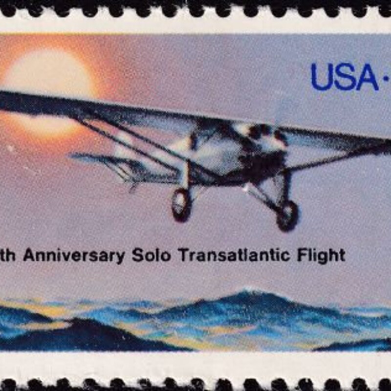 Lindbergh Stamp - Etsy