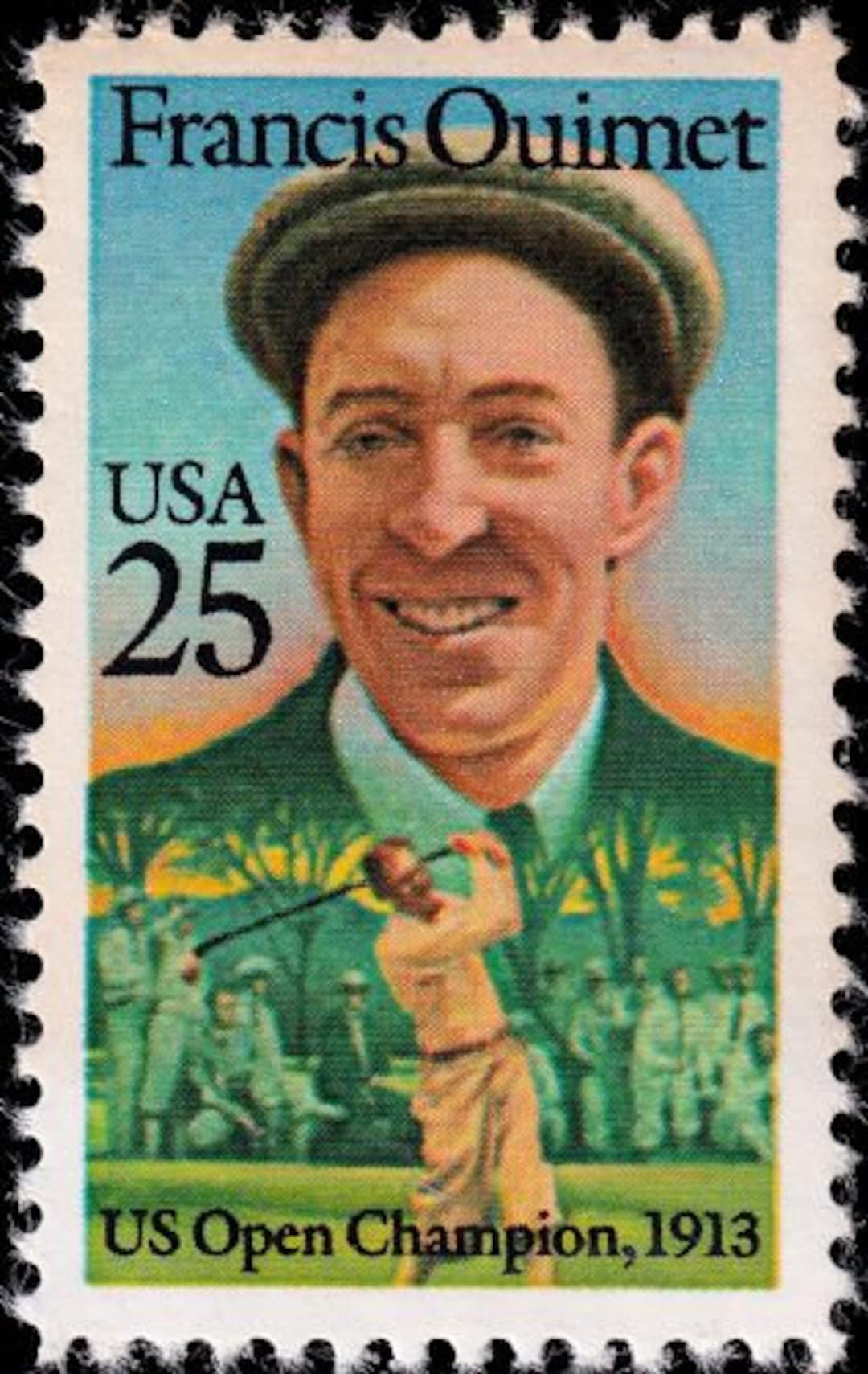7x GOLF Legend Francis Ouimet US Open Champion PGA 1988 25c Unused ...