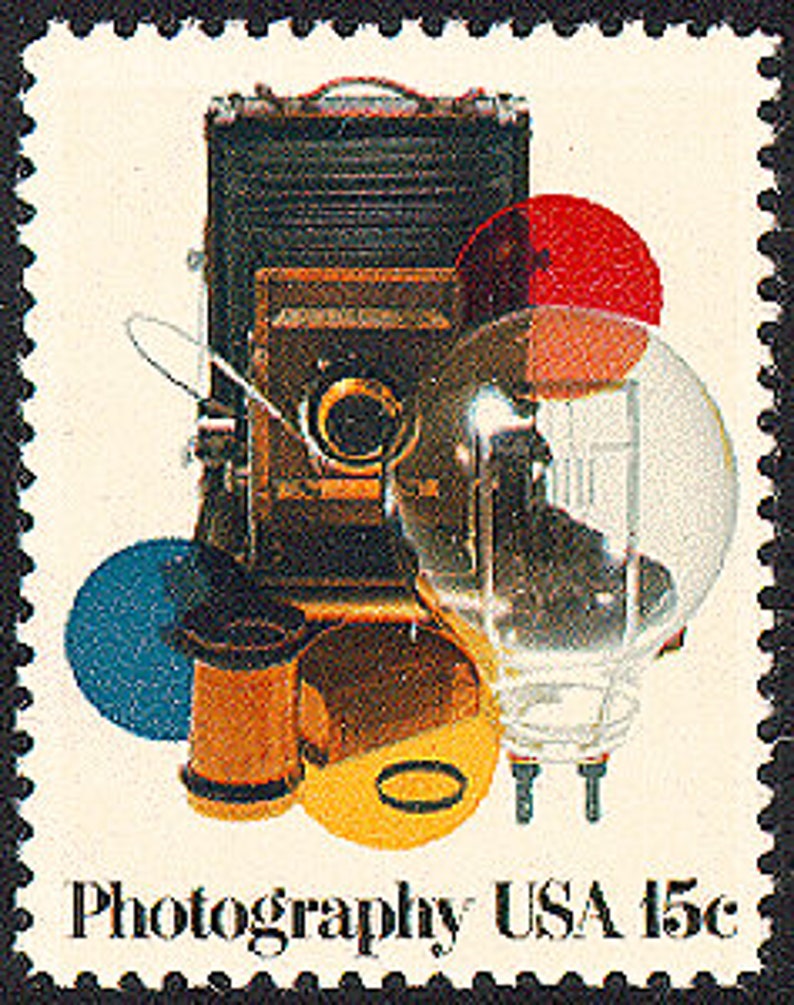15x PHOTOGRAPHY CAMERAS 1978 15c Unused Vintage Postage Stamp - Etsy