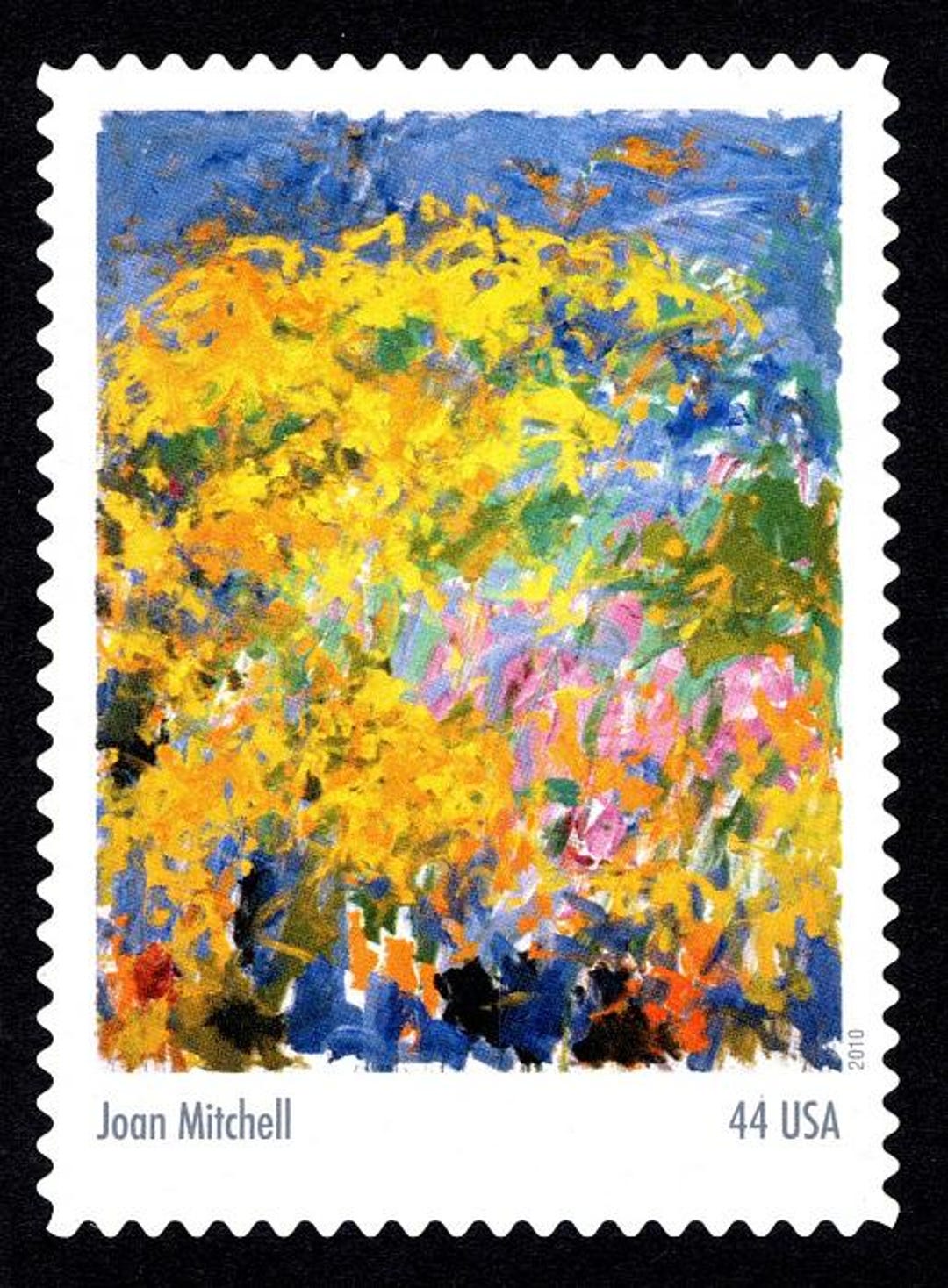 JOAN MITCHELL La Grande Vallee O Abstract Expressionist Painting 44c ...