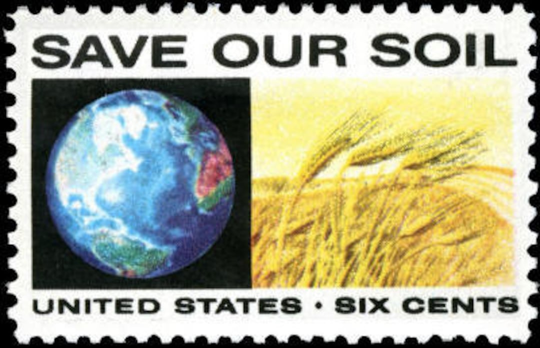 15x SAVE OUR SOIL Anti Pollution 1970 6c Unused Postage Stamps Free ...