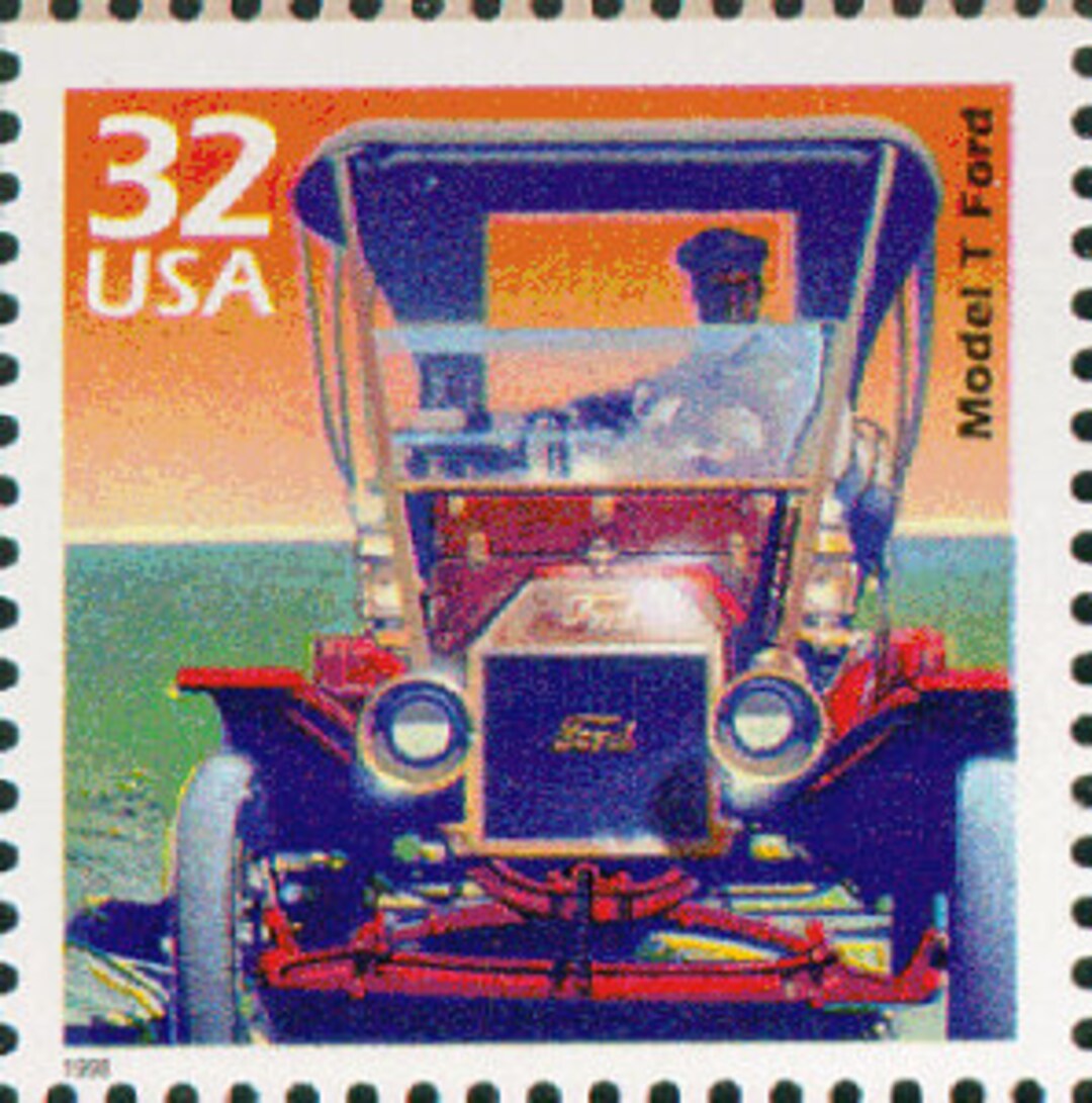 4x FORD MODEL T Celebrate the Century 1998 32c Unused Vintage Postage ...