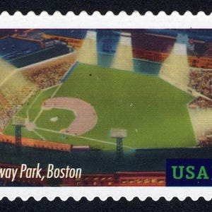 5x BOSTON Red Sox BASEBALL Stadium Fenway Park 2001 34c Unused Postage ...