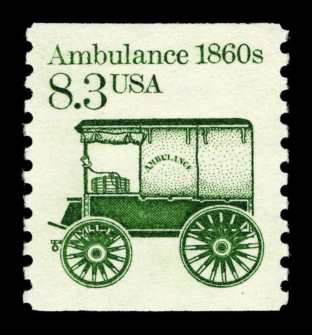 15x AMBULANCE Hospital Medical Gift for EMT 8c Green 1985 Unused ...