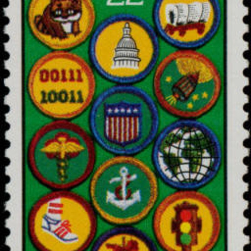 Girl Scout Stamp - Etsy