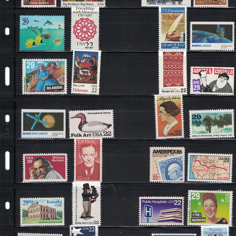 Postcard Stamp - Etsy