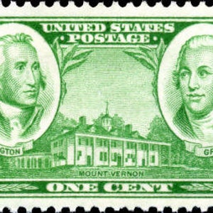 25x US ARMY HEROES Military West Point 5 Different Unused 1936 Postage ...