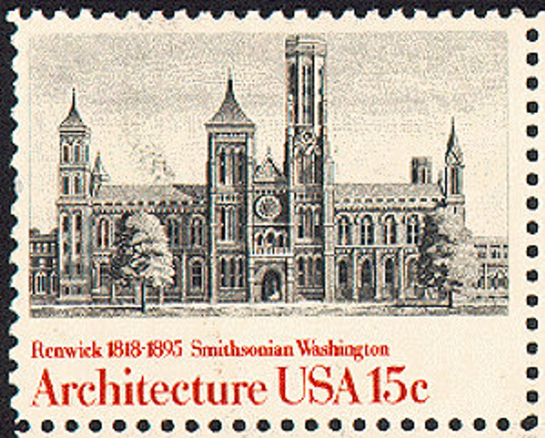 8x SMITHSONIAN INSTITUTION Washington DC Renwick 1980 15c Unused ...
