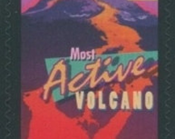 4x HAWAII Kilauea Most Active Volcano 39c Unused Vintage Postage Stamp ...
