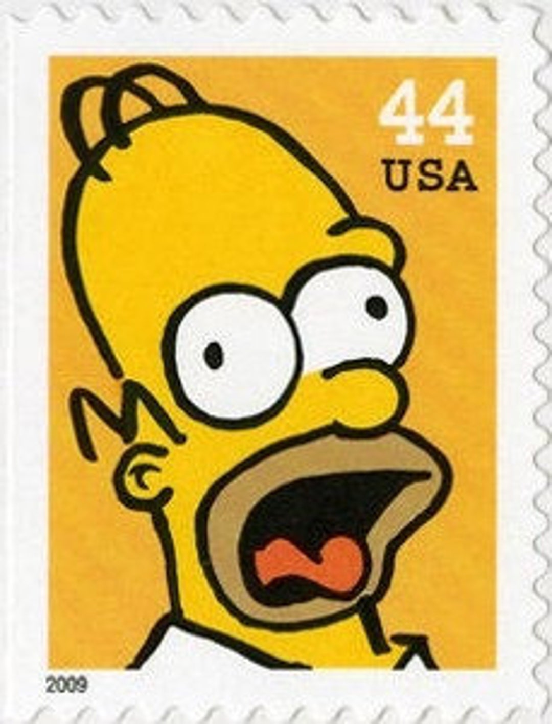 5 Diff SIMPSONS Homer Marge Bart Lisa TV Comics 44c Unused Postage ...