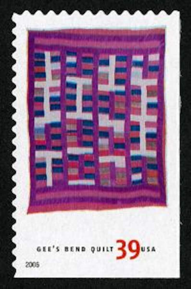 10 Diff QUILTS ALABAMA Gee's Bend Selma Black Heritage 39c Unused ...